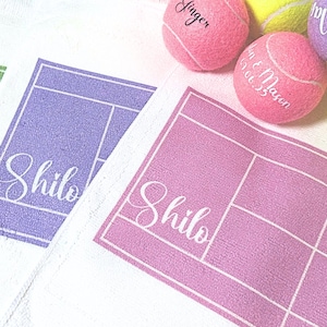 Personalized Tennis Gift Box Set for Coaches Custom Sports Towel ...