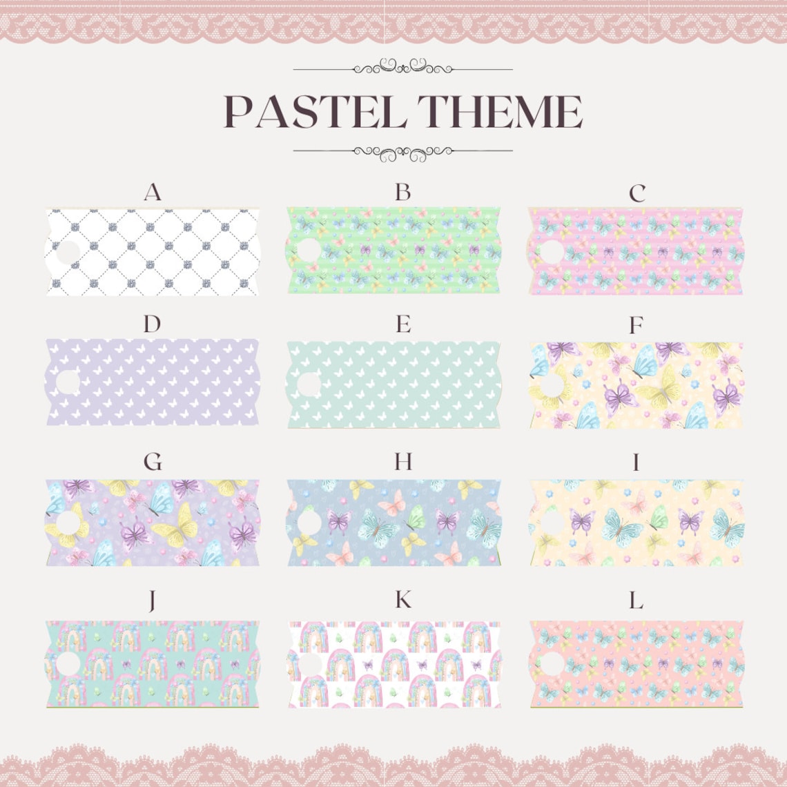 Pastel Tumbler Name Tag, 40oz Tumbler Name Plate, Personalized Name Tag ...