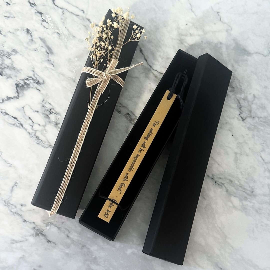 Personalized Leather Bookmark Custom Name Sentence Engraving With Gift ...