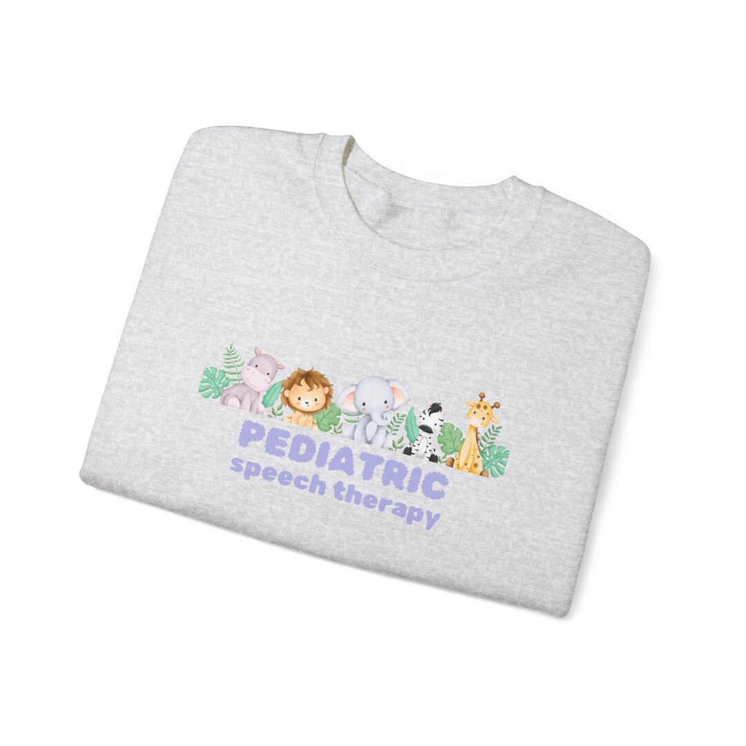 Pediatric Speech Therapy Animals Crewneck - Etsy