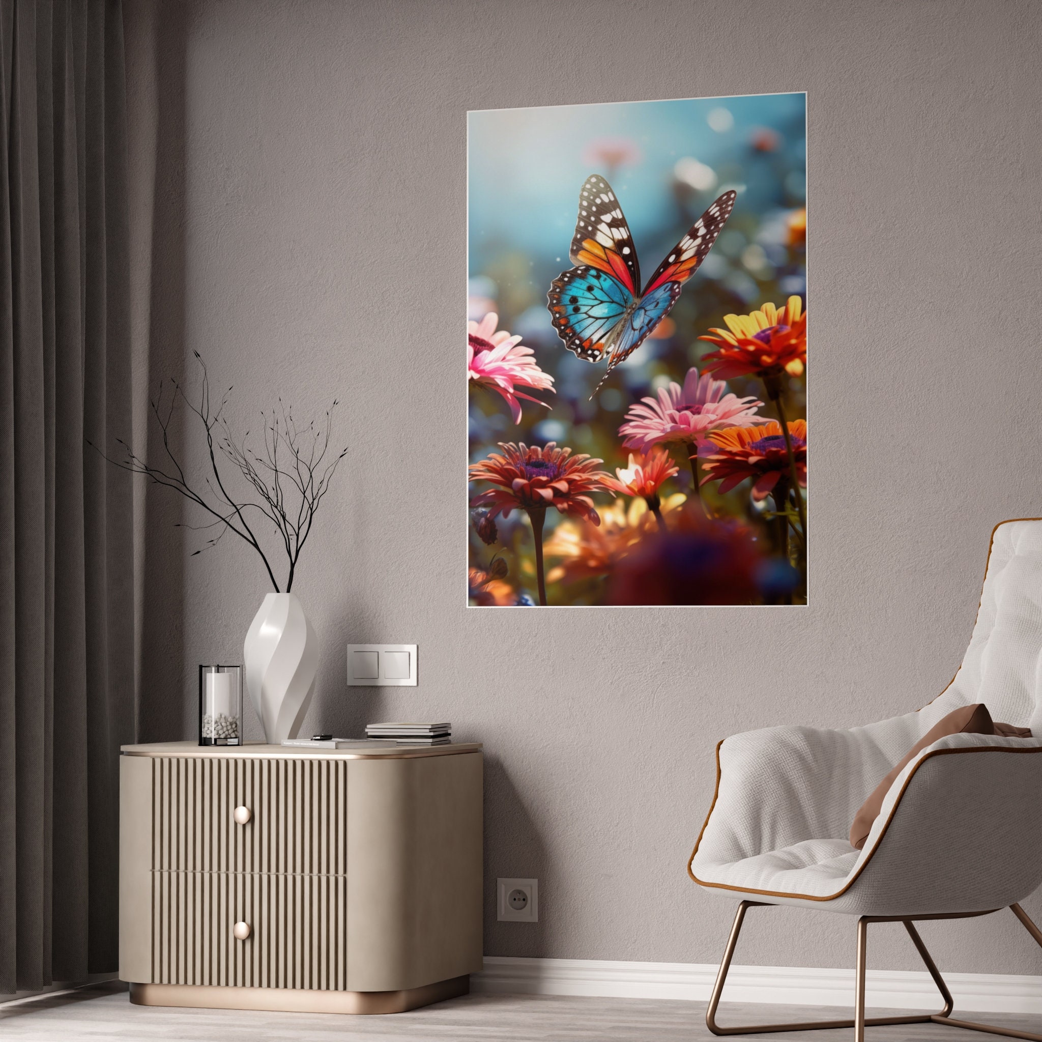 Butterfly Gloss Poster - Etsy