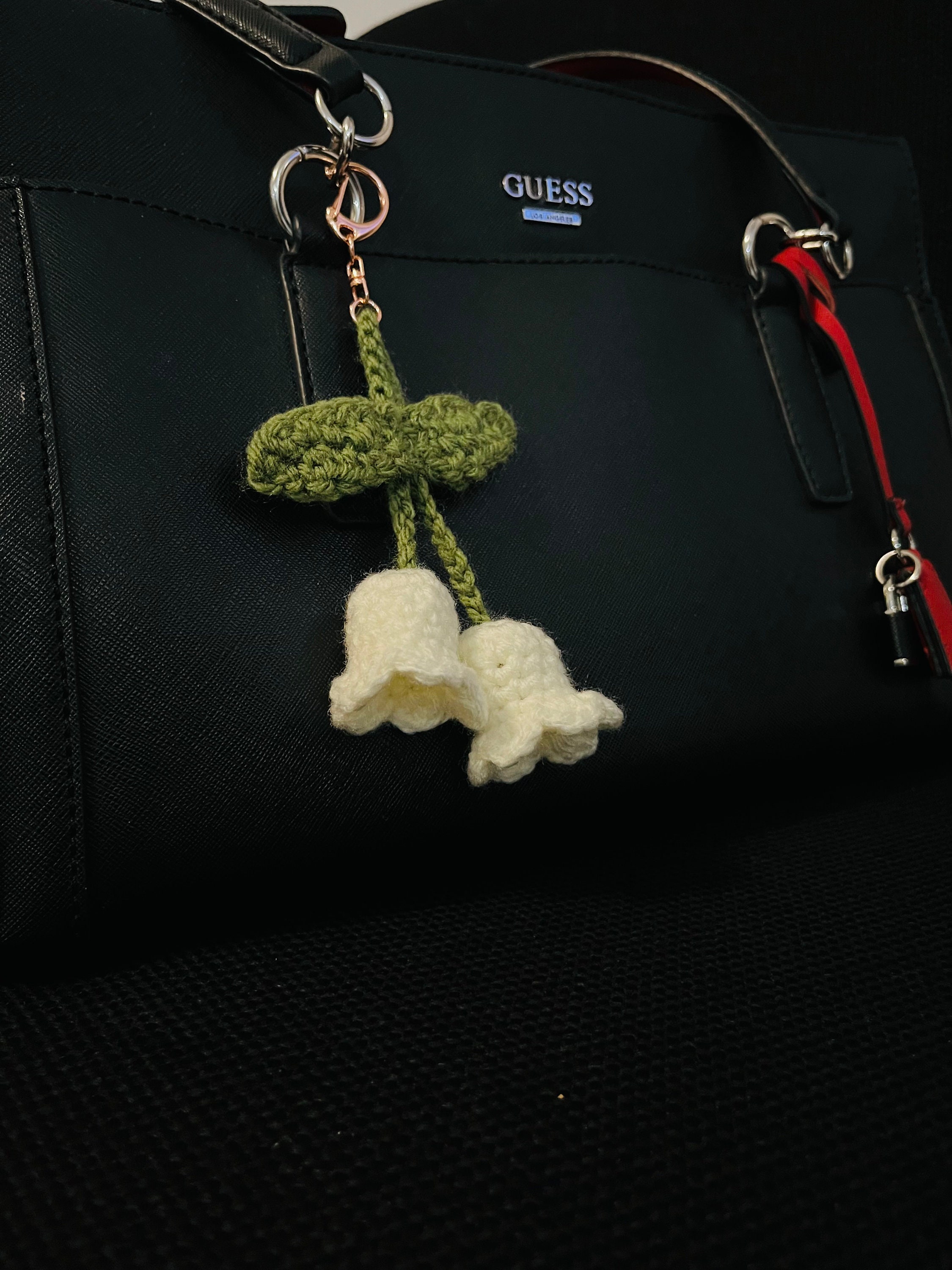 Lilies of the Valley Crochet Flower Keychains/keytags - Etsy