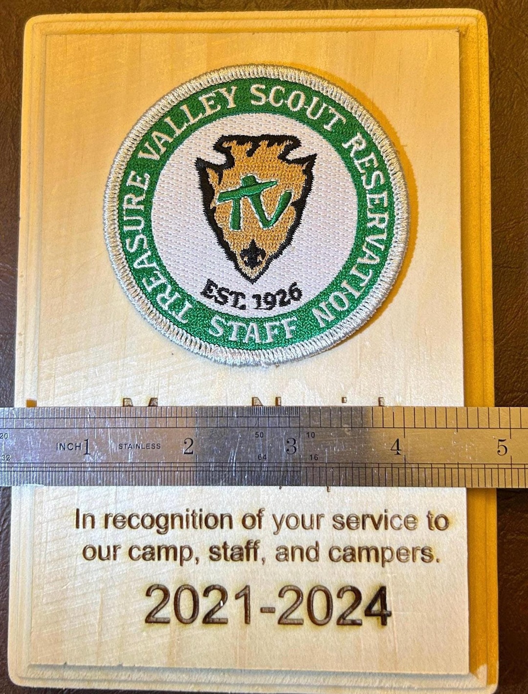 Custom Awards, Plaques, Thank You, With a Design or Your Supplied Patch ...