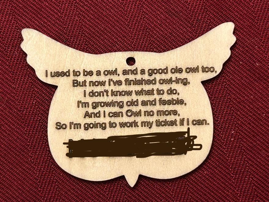 Wood Badge Critters, Back to Gilwell Song Lyrics - Etsy