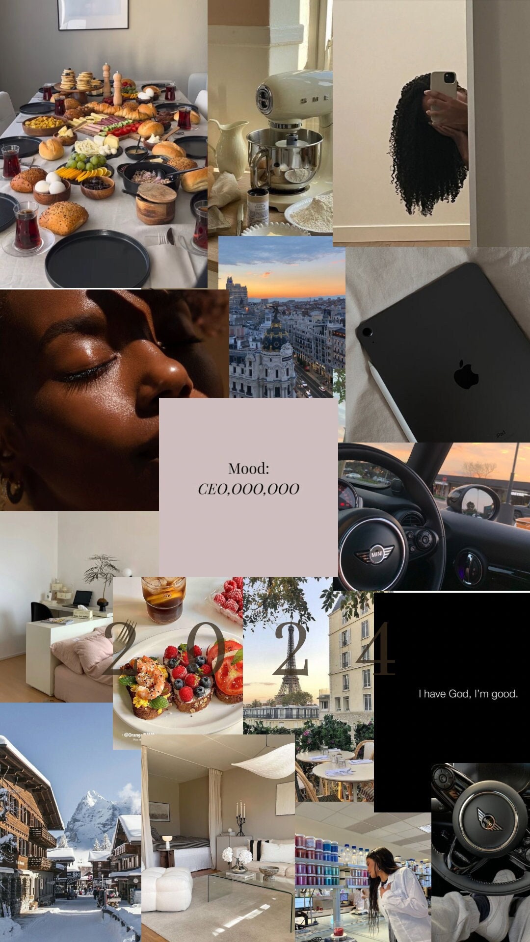 Vision Board Lock Screen Template - Etsy