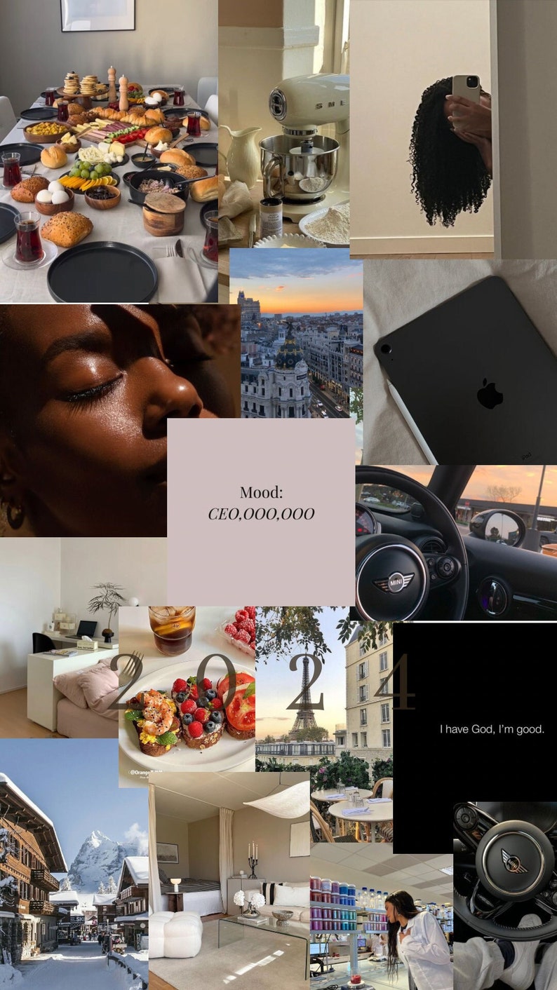 Vision Board Lock Screen Template - Etsy