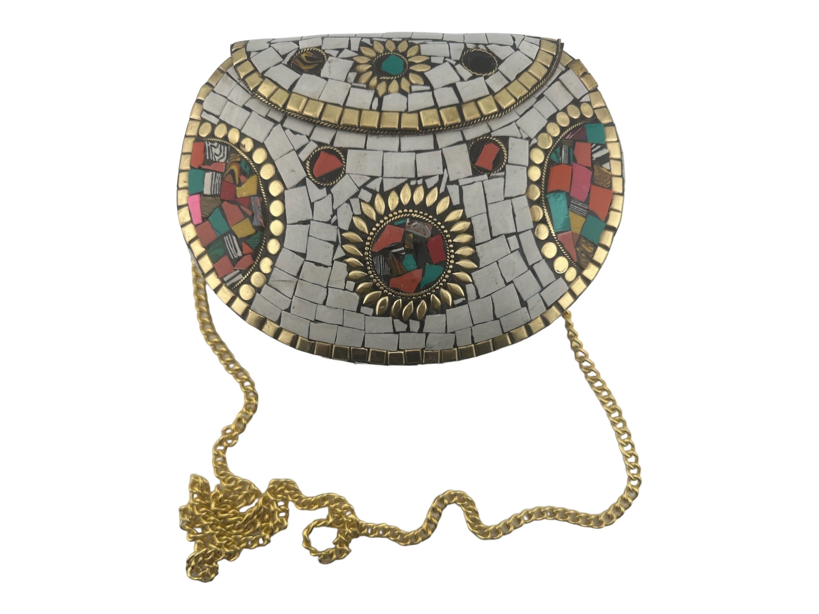 Handmade Mosaic Stone Bags Beautiful and Fashionable Purse Designer Bag ...