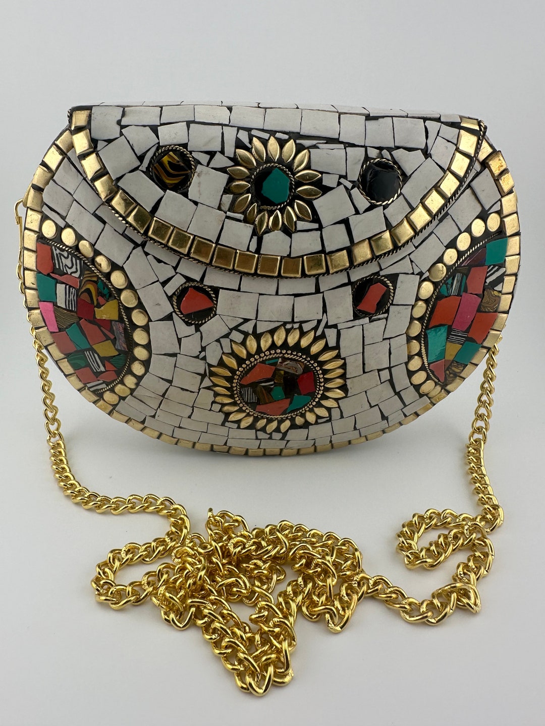 Handmade Mosaic Stone Bags Beautiful and Fashionable Purse Designer Bag ...