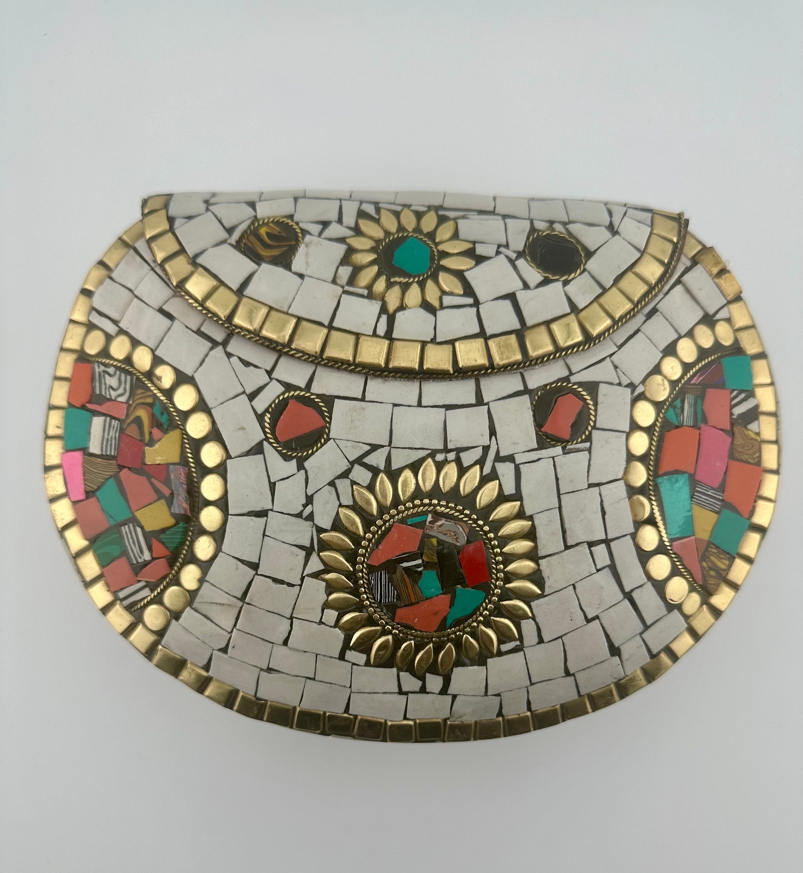 Handmade Mosaic Stone Bags Beautiful and Fashionable Purse Designer Bag ...