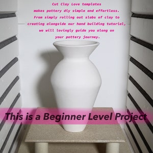 Vase Slab Pottery Template ~ Do It Yourself Classical Vessel Hand ...