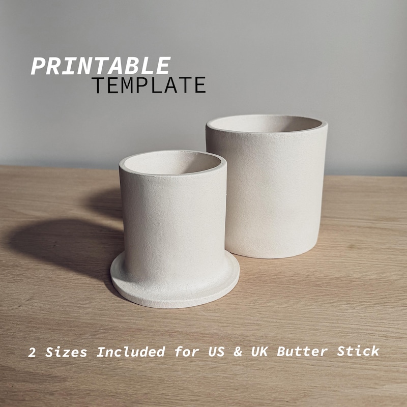 Pottery Butter Dish Template - Etsy