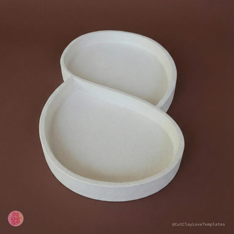 Pottery Infinity Loop Plate Template: DIY Ceramics (digital Download ...