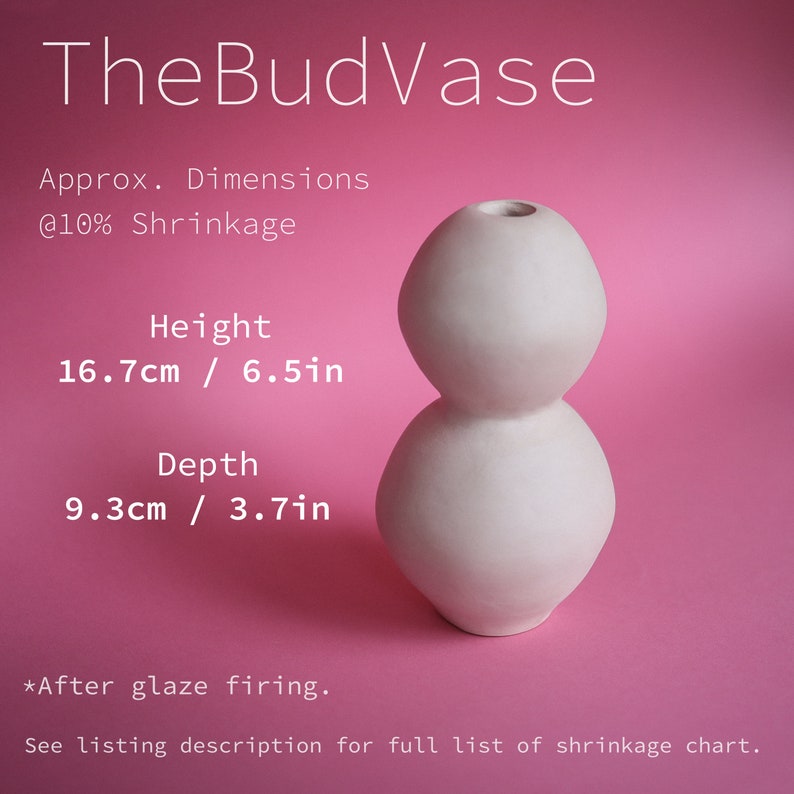 Bud Vase Pottery Template Slab Building Tutorial Easy DIY Ceramics Tool ...