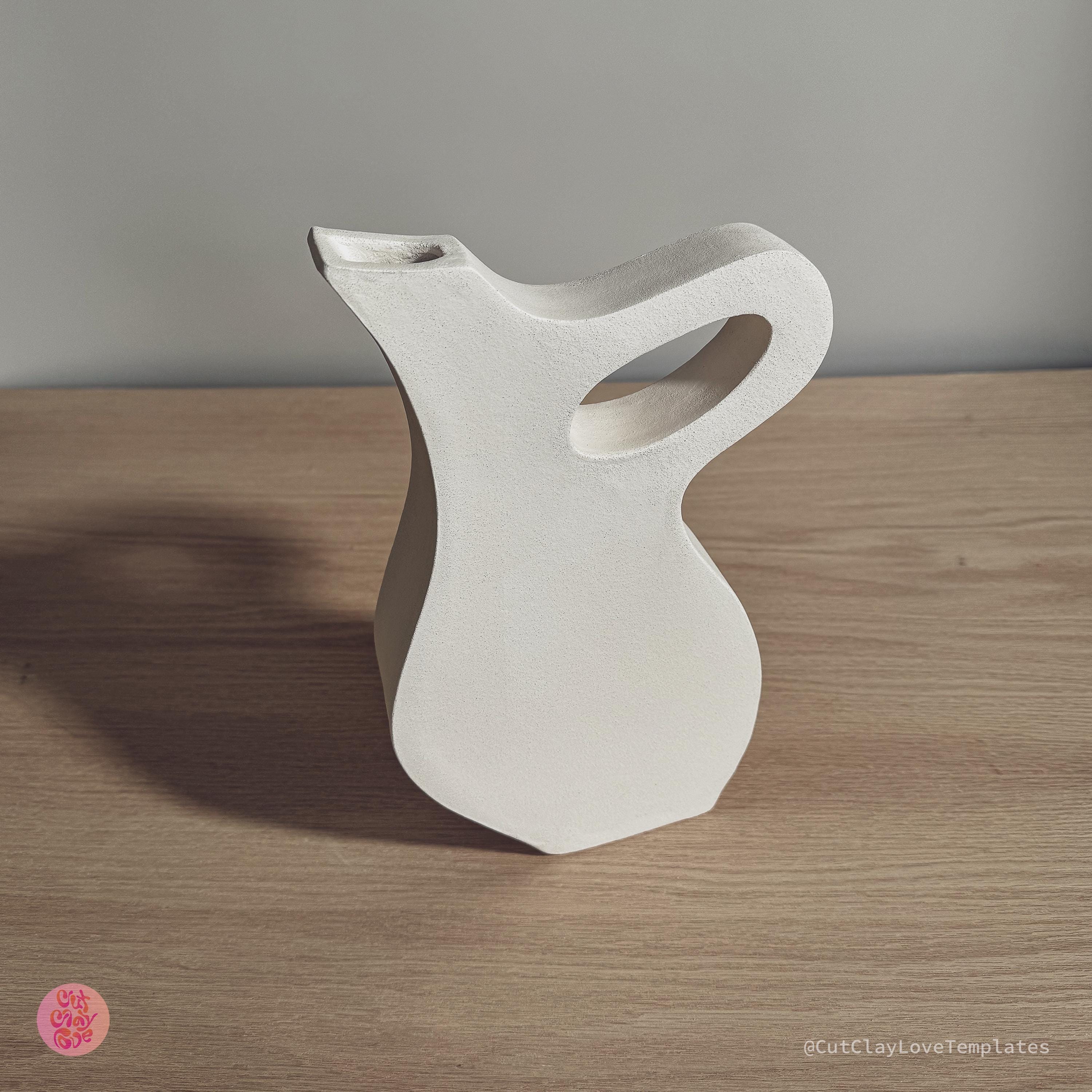 Illusion Pitcher Pottery Template: DIY Ceramics (digital Download) - Etsy