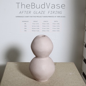 Bud Vase Pottery Template Slab Building Tutorial ~ Easy DIY Ceramics ...