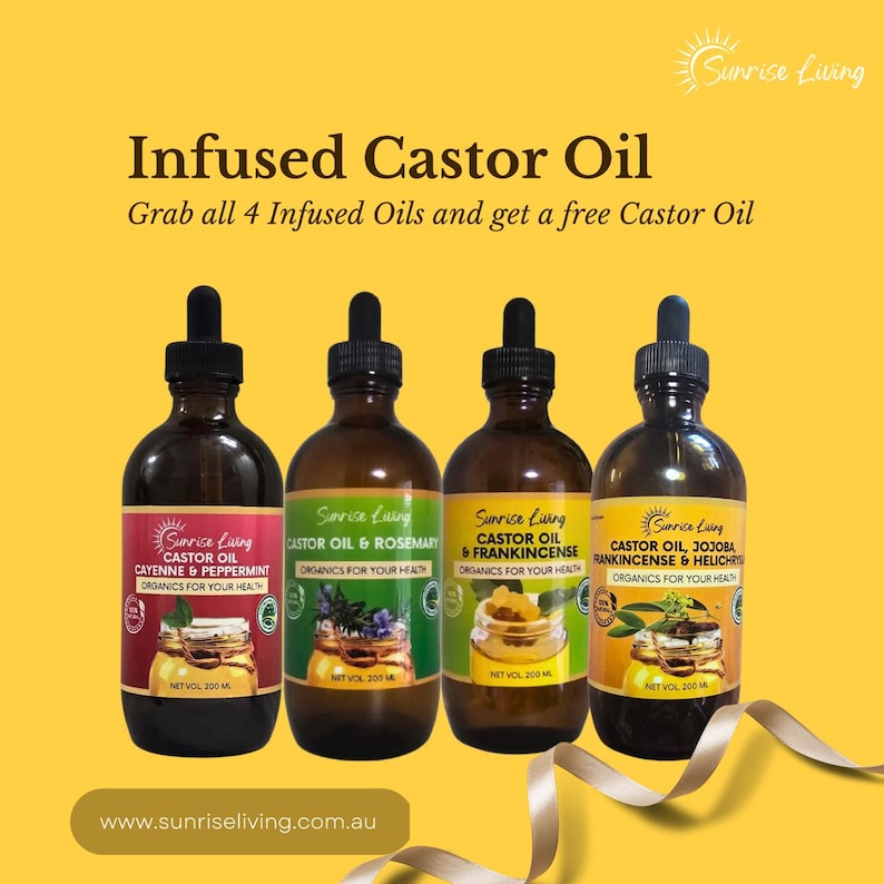 FREE Castor Oil With Our Trio Infused Essential Oil - Etsy