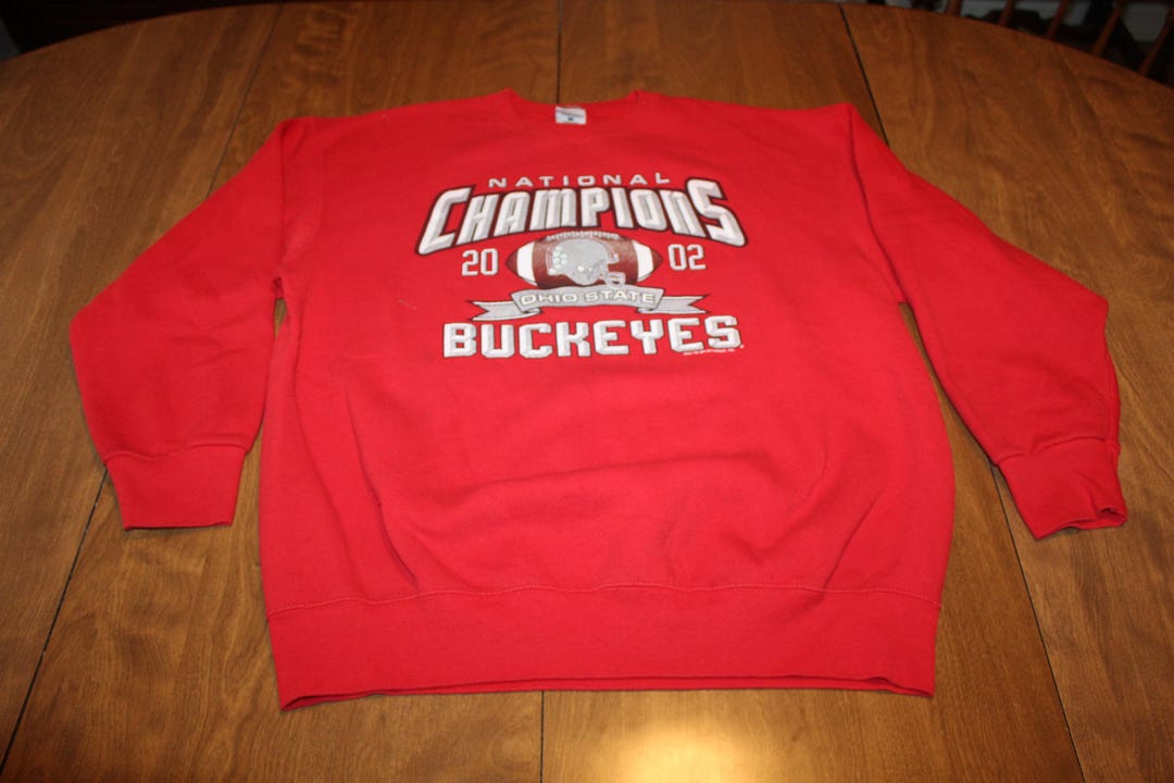 Vintage Ohio State Buckeyes 2002 National Championship Crew Neck ...