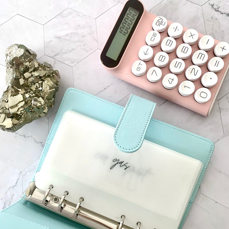 Custom Cash Envelopes - Matte & Cursive - A6 Personal Cash Stuffing ...