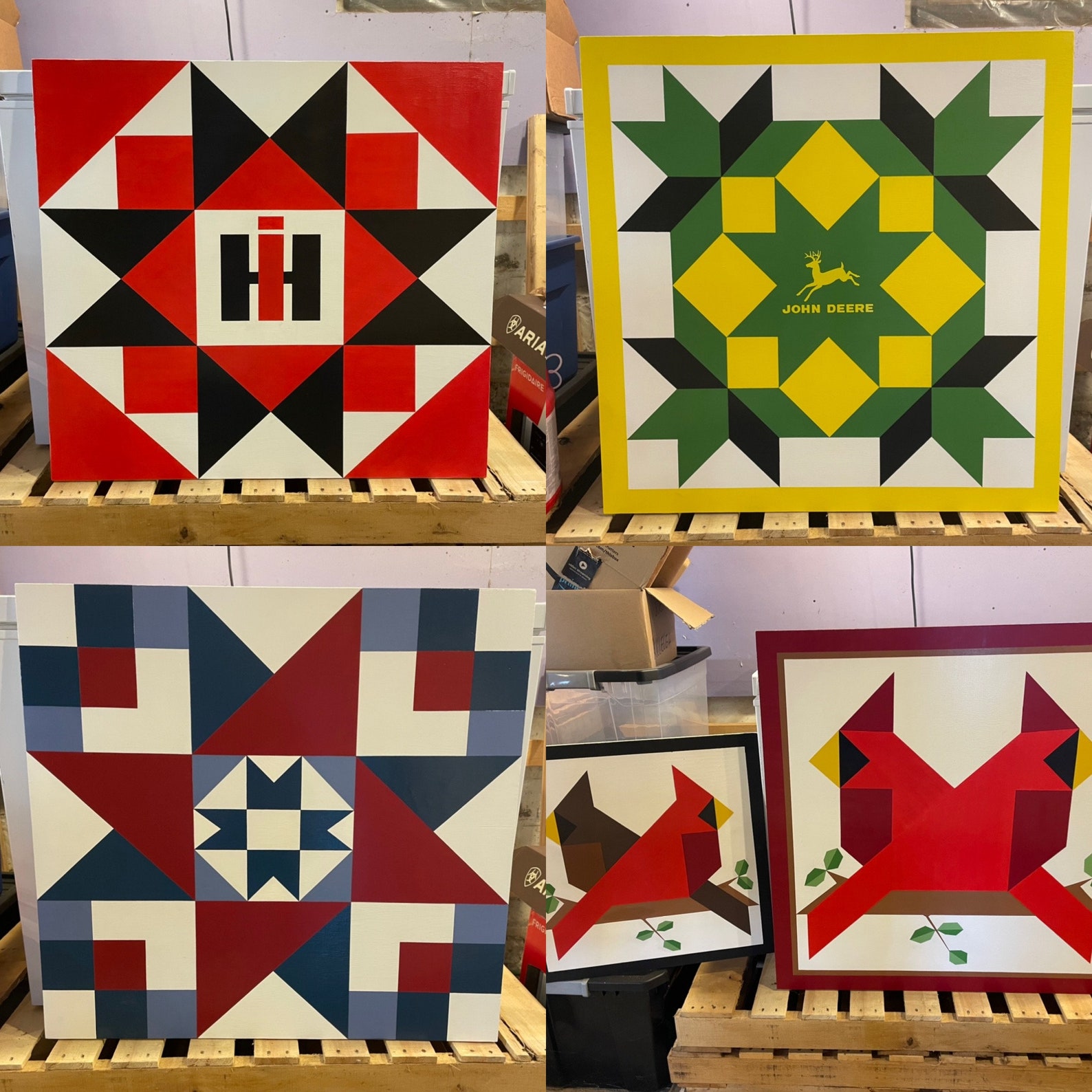 Barn Quilt (2’x2’) - Made to Order: Painted Pattern, Colors ...