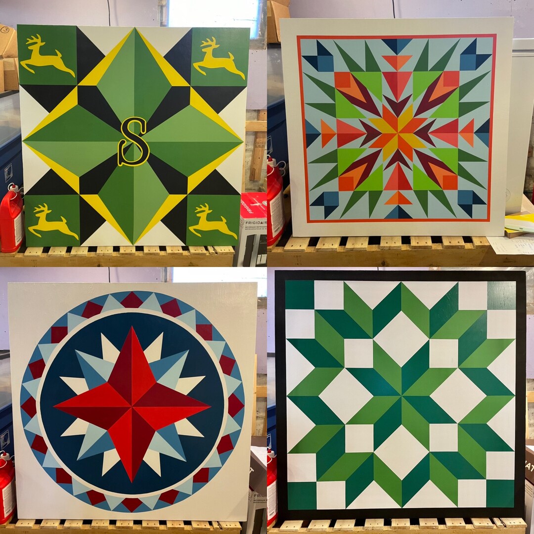 Barn Quilt (2’x2’) - Made to Order: Painted Pattern, Colors ...