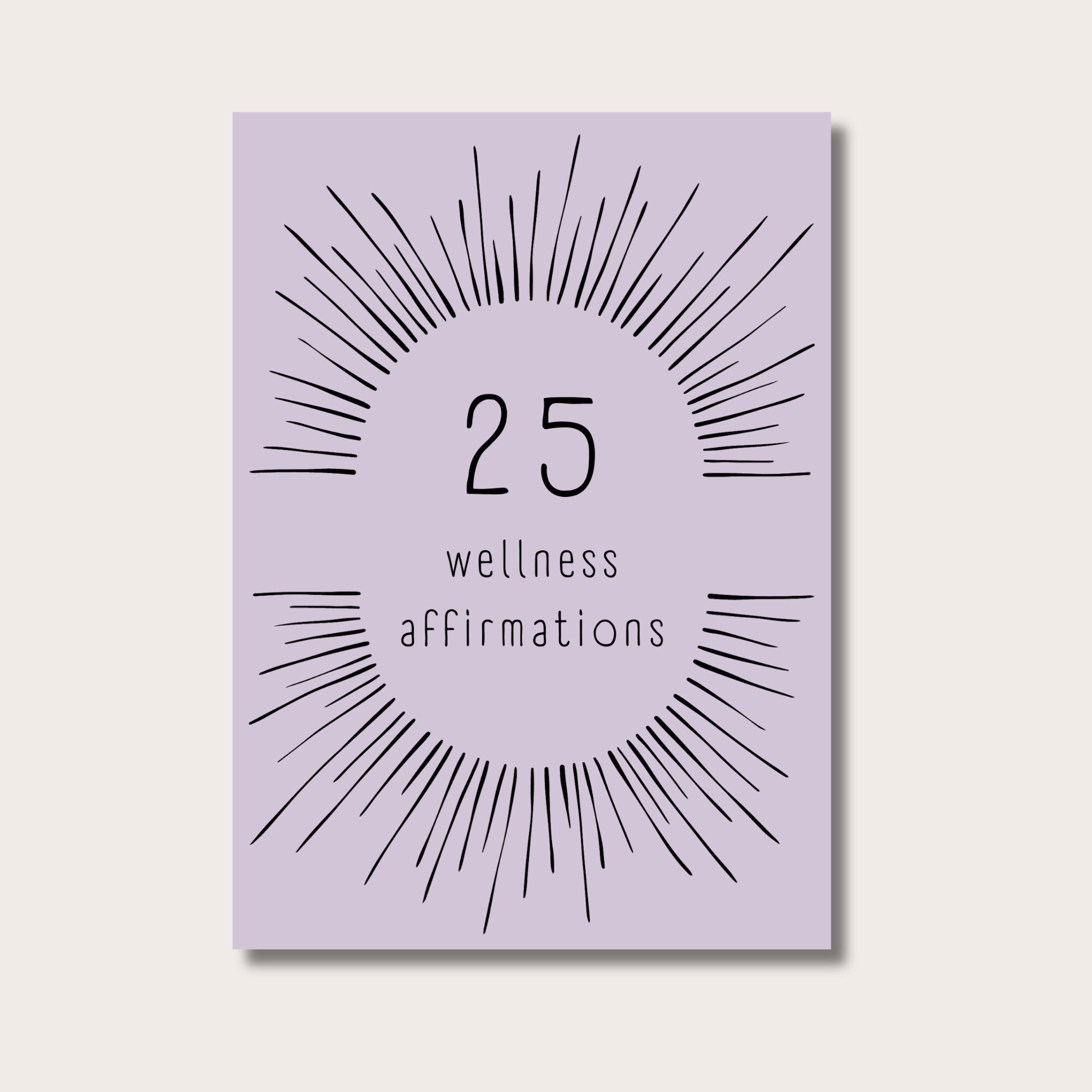Wellness Affirmation Cards, Mindset Affirmation Cards, Wellness Cards ...