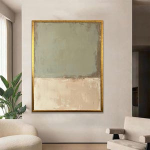 Mark Rothko Canvas Print: Abstract Expressionism, Rustic Framed Wall ...