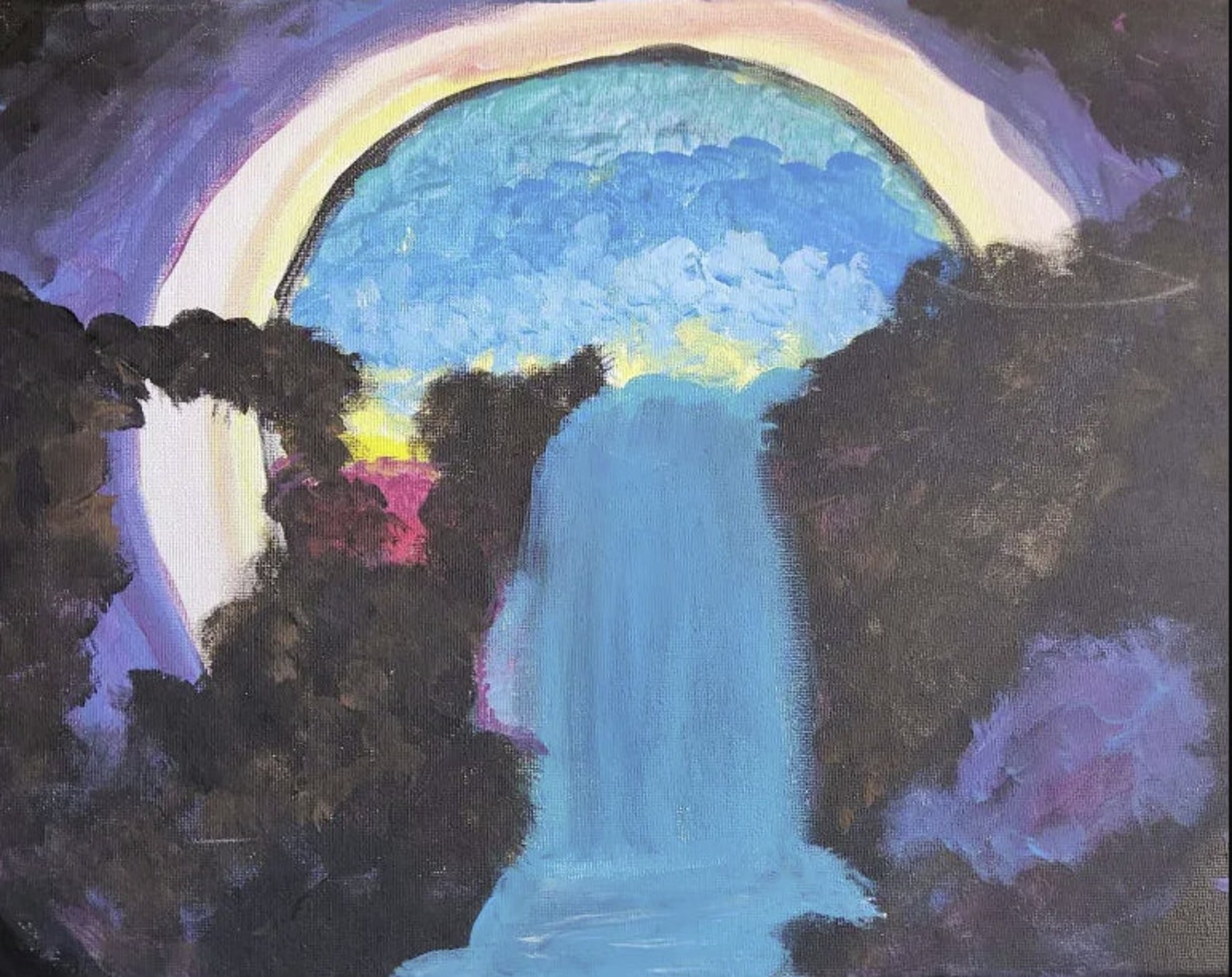 Moon Waterfall - Etsy