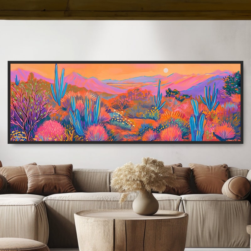 Neon Canvas Art - Etsy