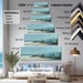 Beach Fence Painting Print. Ocean Costal Decor. Panoramic Seascape Wall ...
