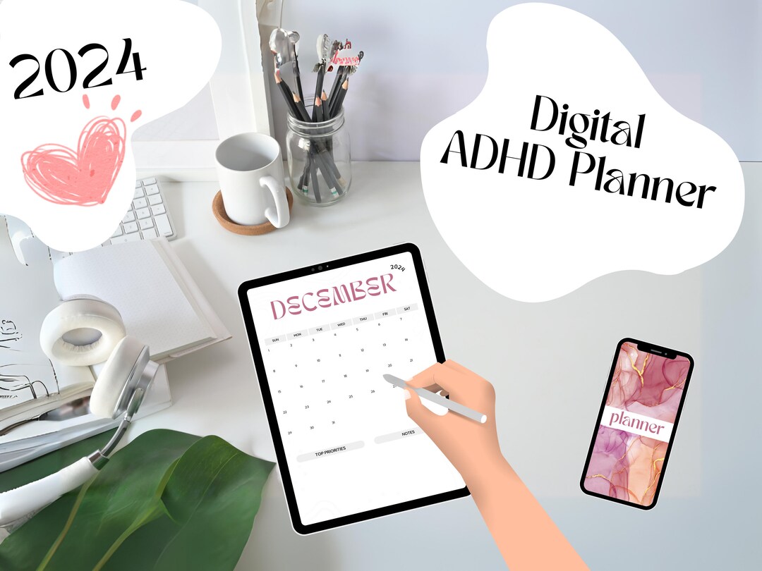 ADHD Digital Planner made by an Adhder for Ipad, Goodnotes Android ...
