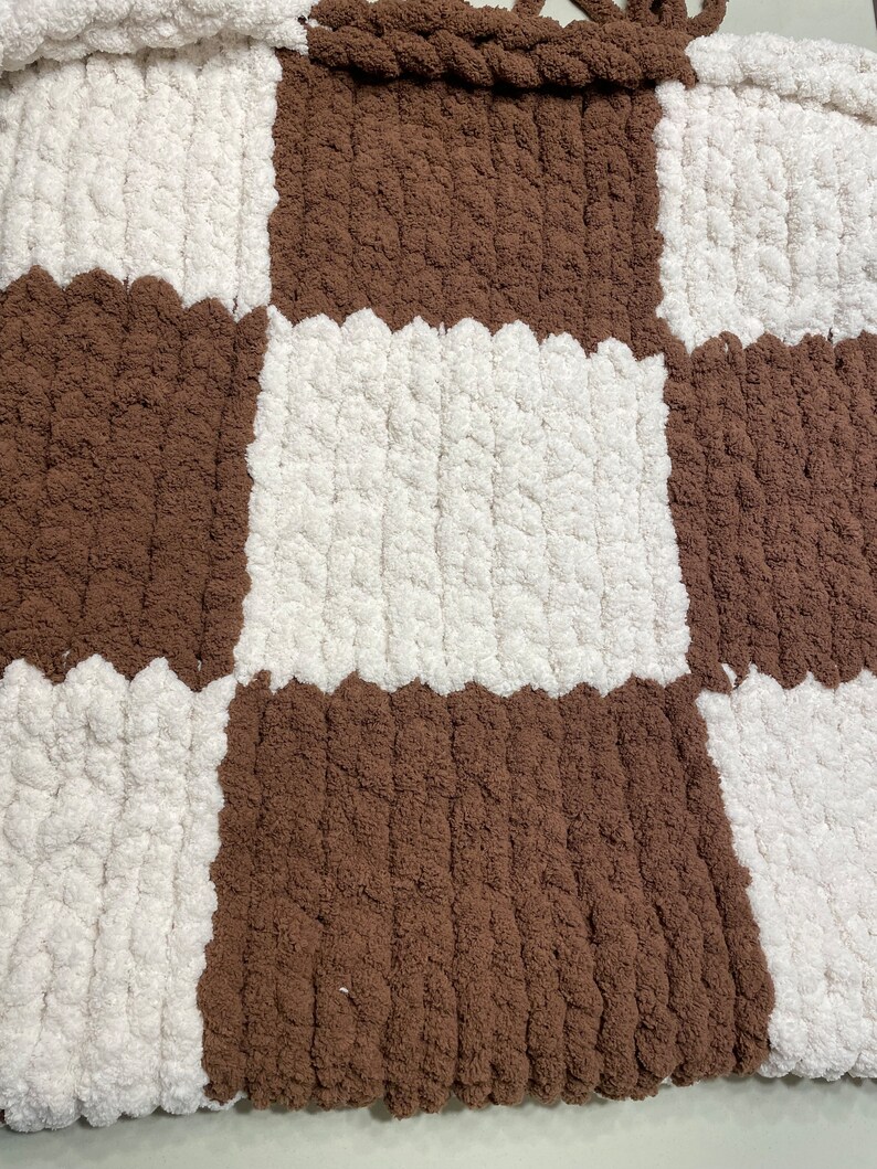 Chunky Knit Blanket - Etsy