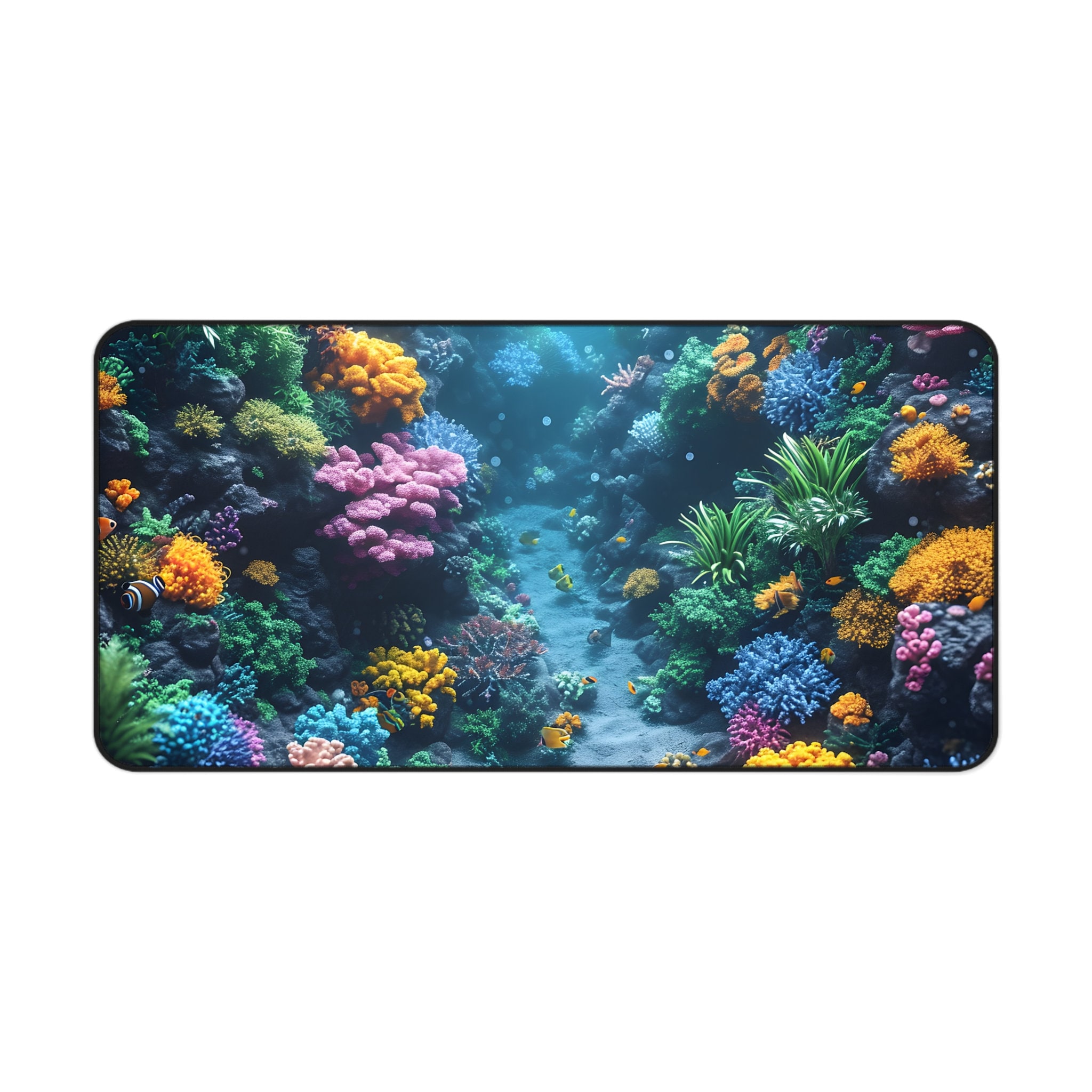 Underwater Colorful Coral Reef Desk Mat - Etsy