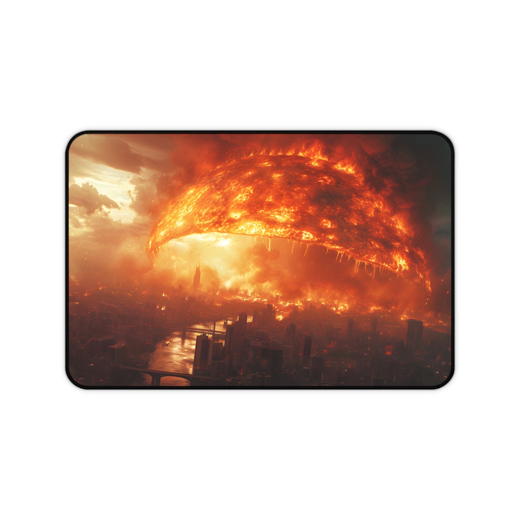 City Destruction Dome Desk Mat - Etsy