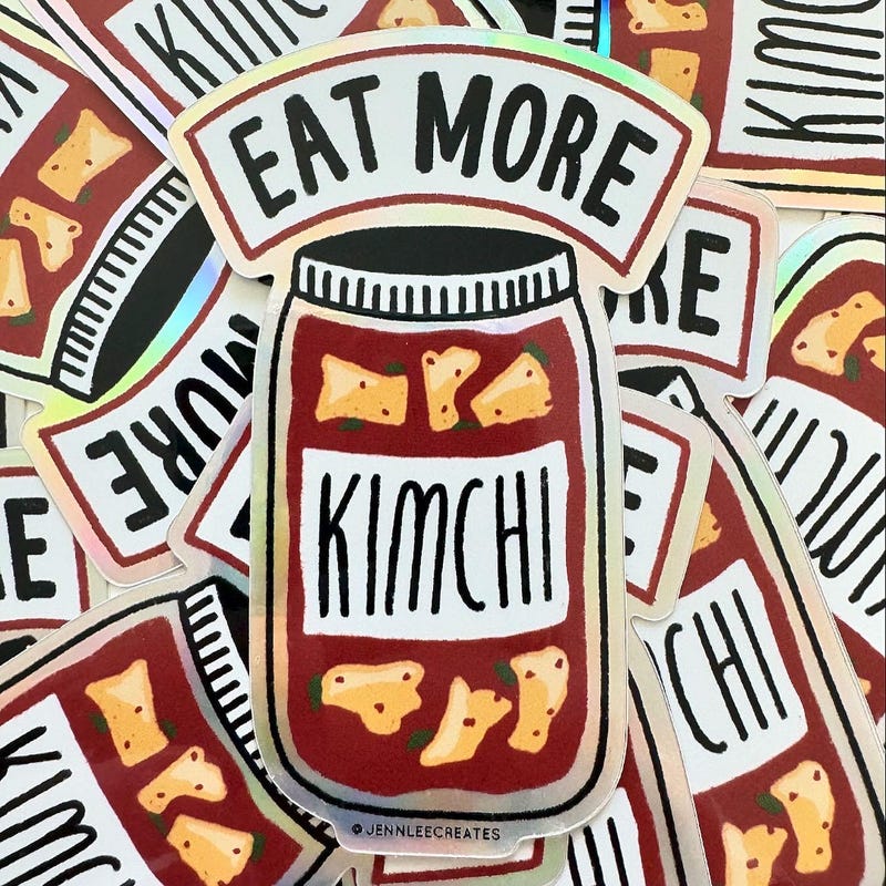 Kimchi Sticker - Etsy