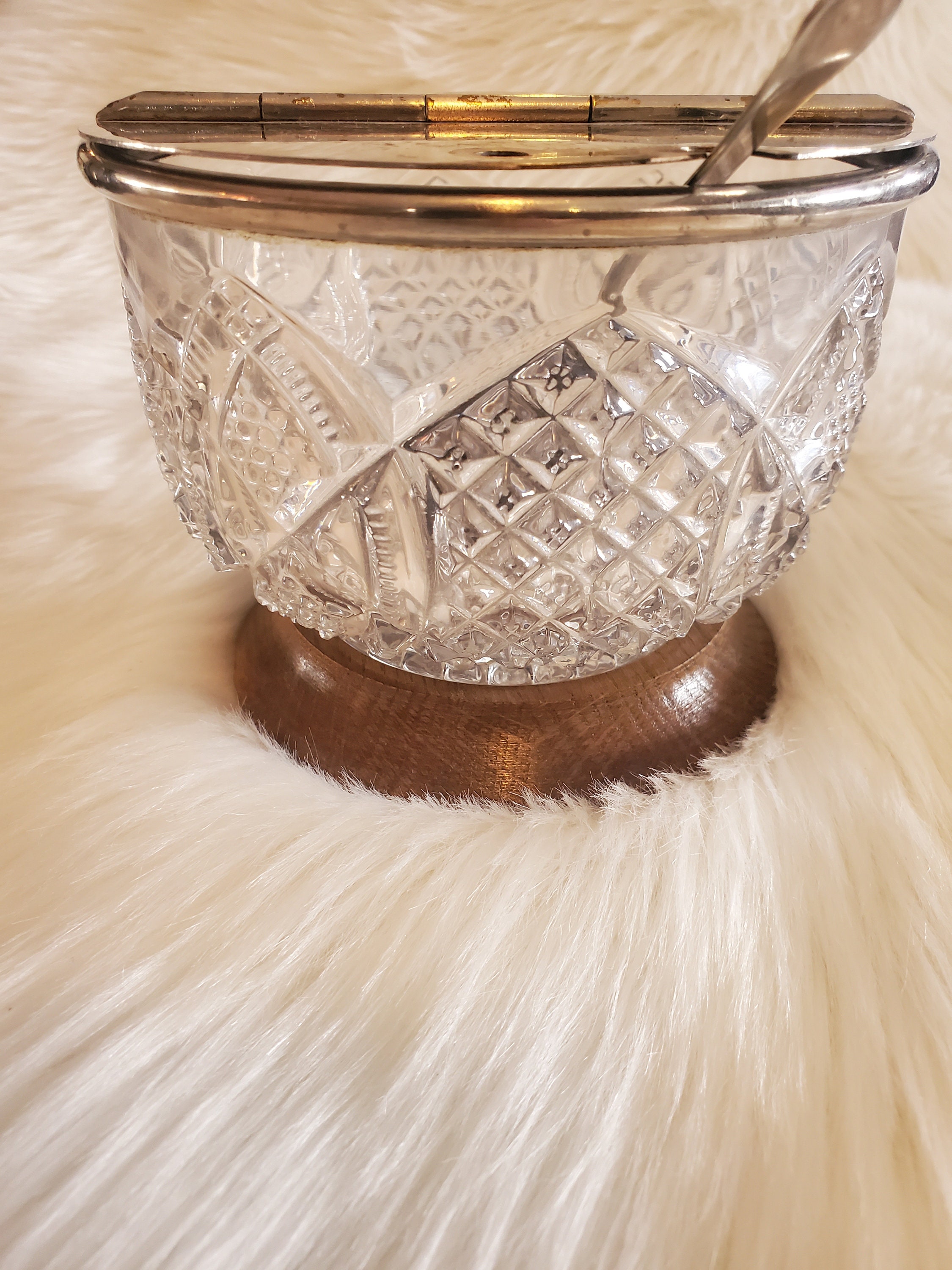 Antique George Duncan Flip Top Sugar Bowl - Etsy