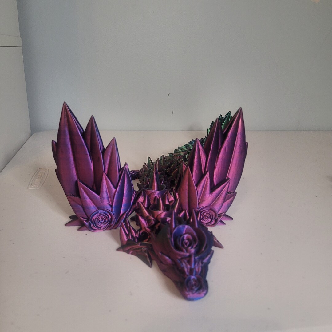 Rose Wing Dragon - Etsy
