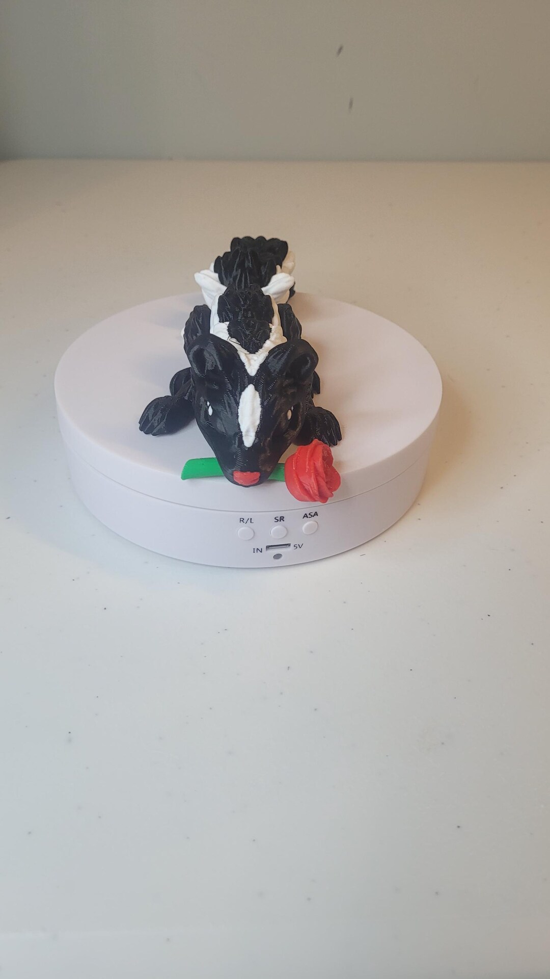 3D Rose Skunk - Etsy