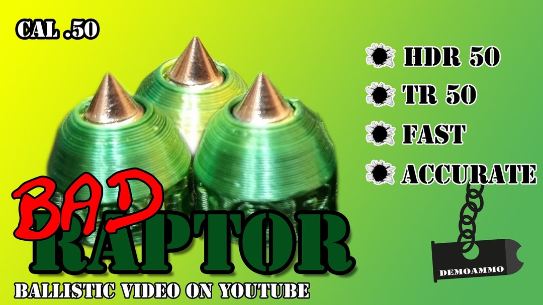 Demoammo 20x bad Raptor Cal. 50 Umarex HDR 50 Munition TR50 Ammo Home ...