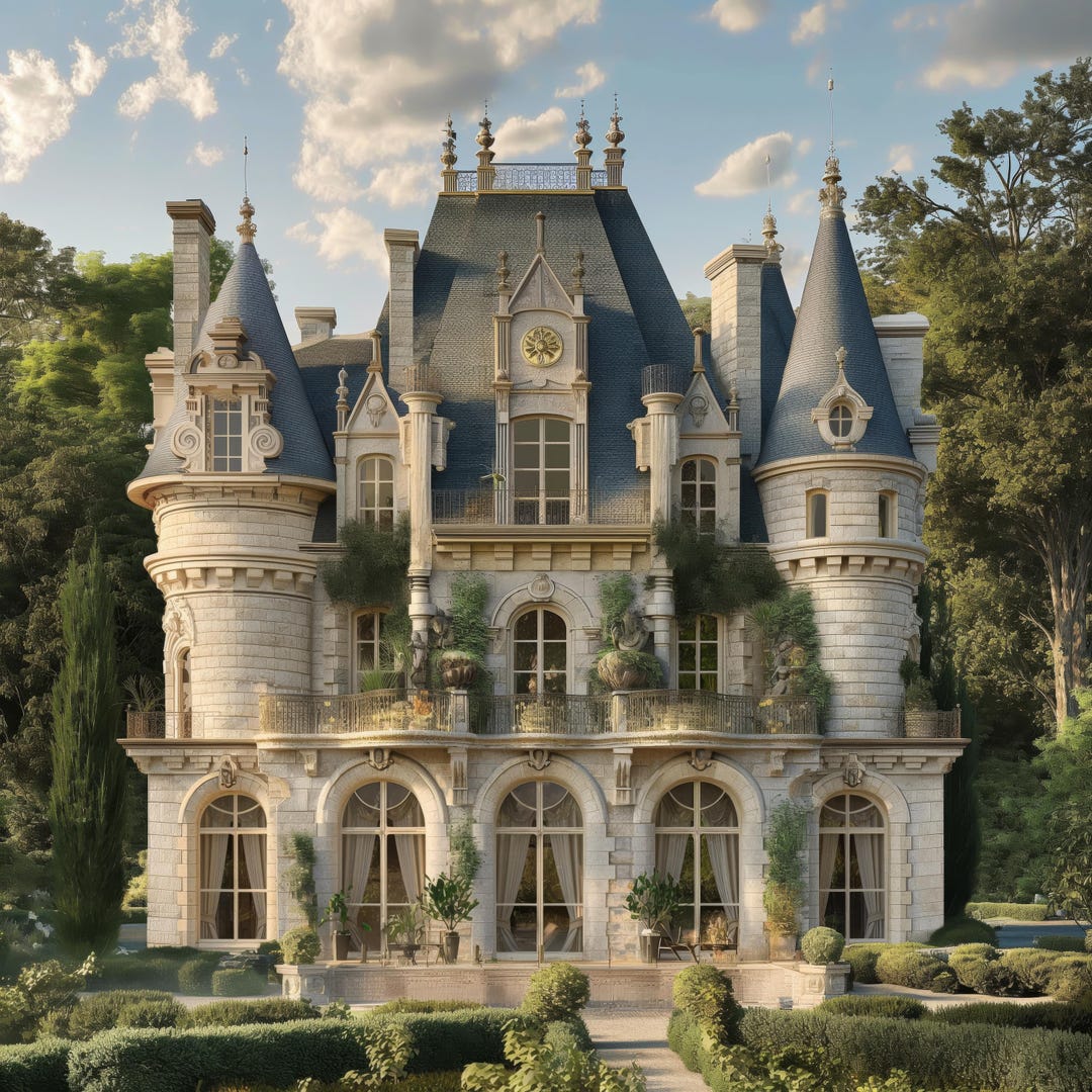 French Chateau for Sale! - Etsy