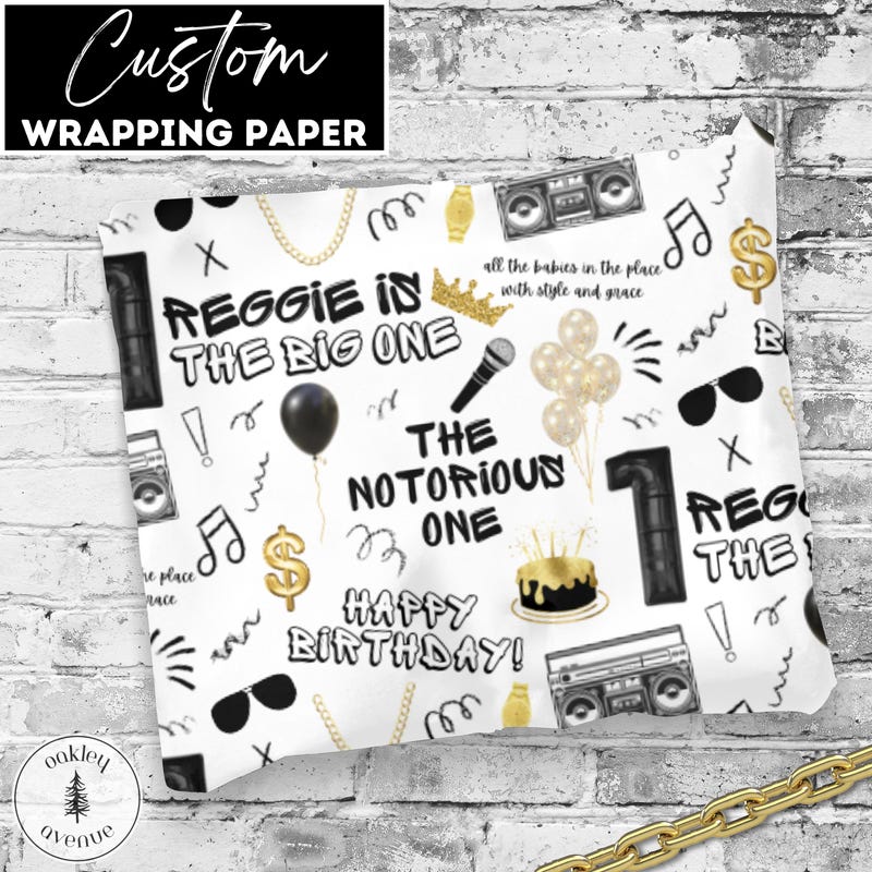 Notorious One Birthday Decor - Etsy