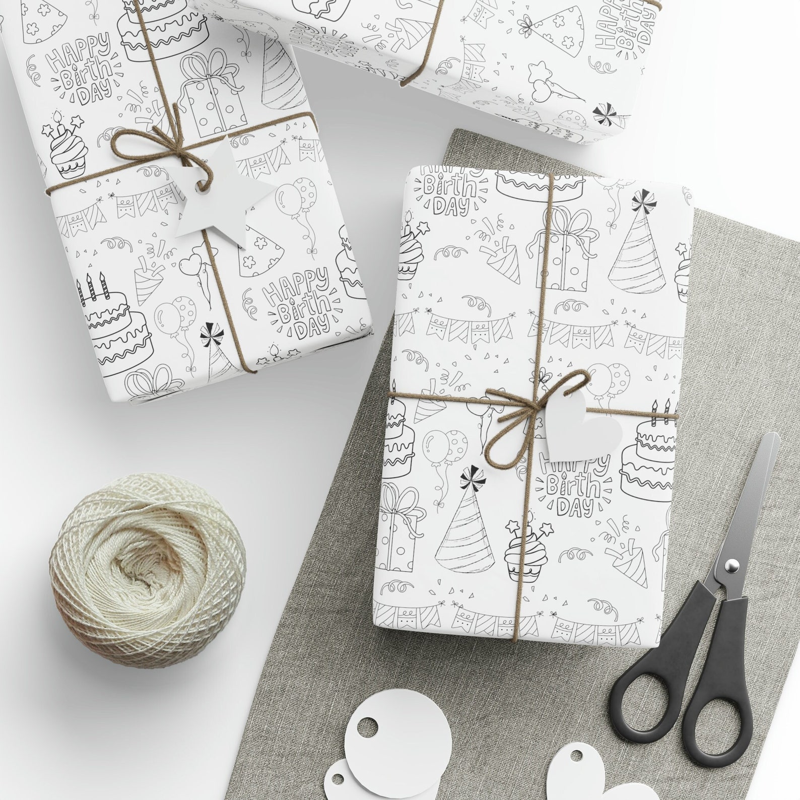 Custom Color Your Own Wrapping Paper | Personalized Gift Wrap | Gifts ...