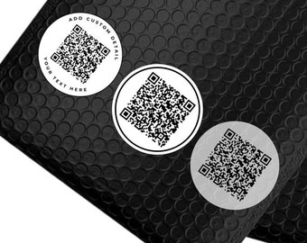 Custom Shape QR Code Stickers, Custom Shape Stickers, Die Cut Stickers ...