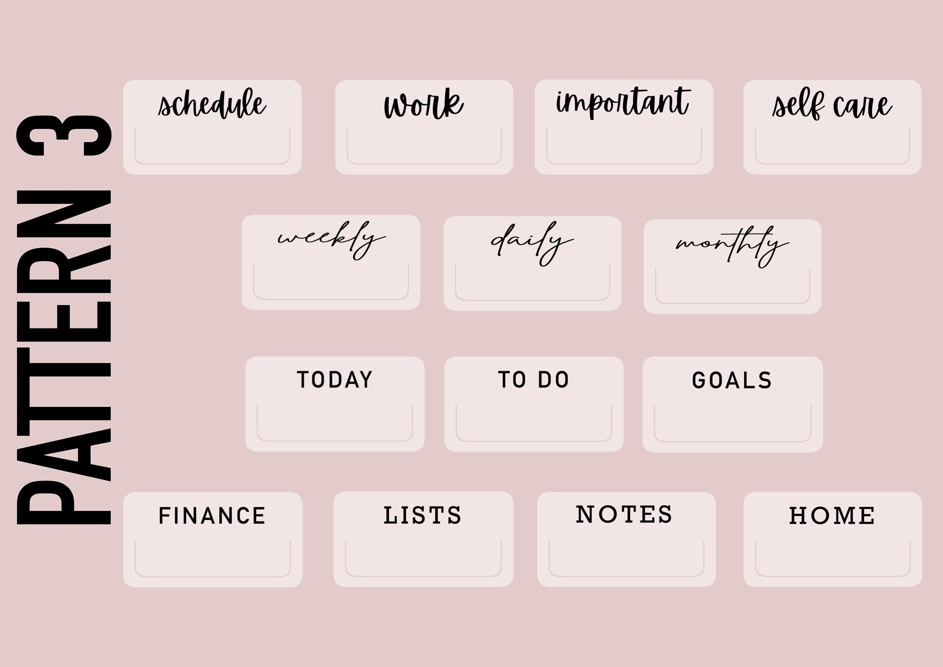 Minimalist Planner Tabs / Floating Page Marker /A5 A6 B6 / Page Marker ...