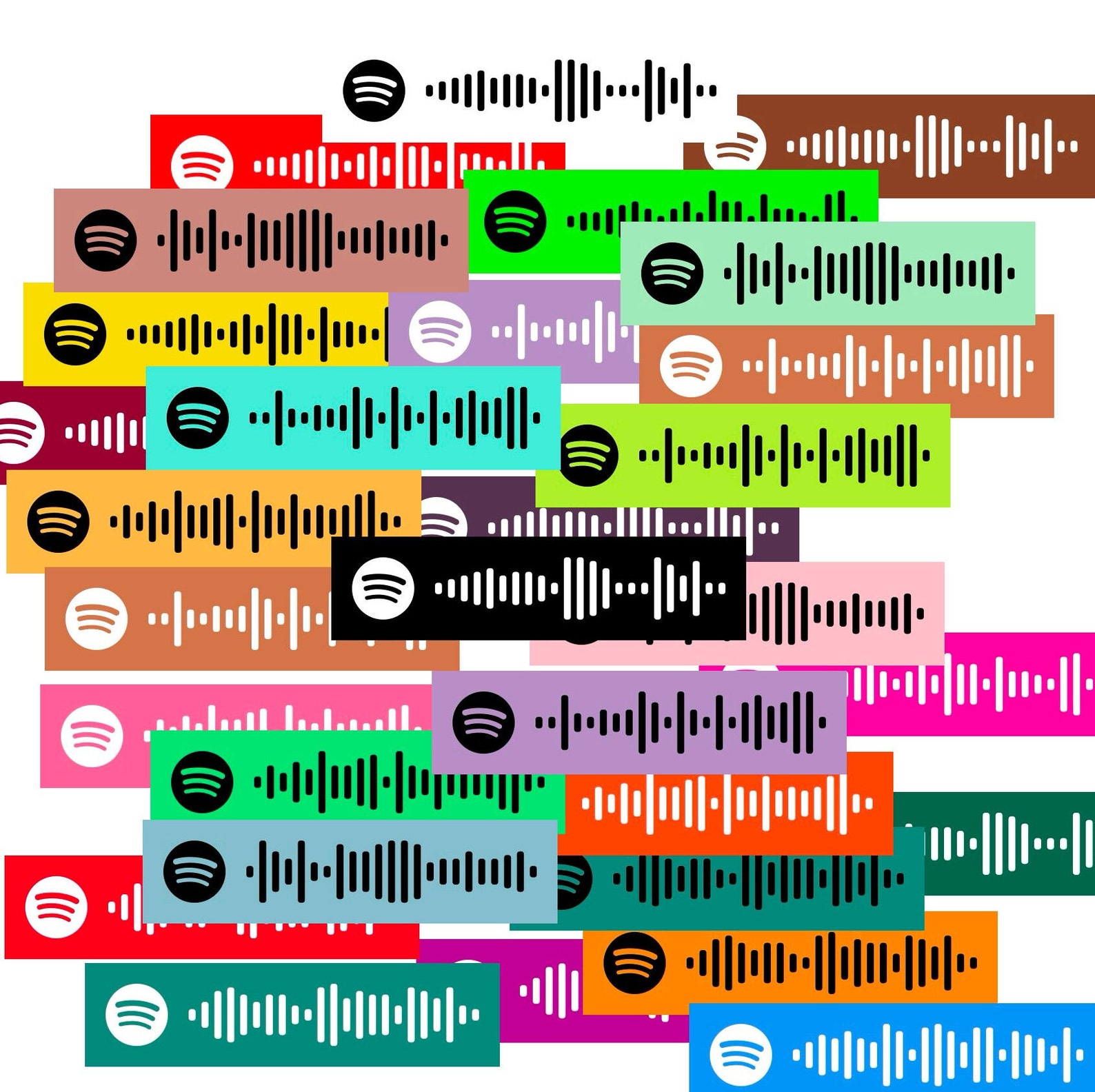 Custom Spotify Song Code Sticker, Laptop Stickers,personalized ...