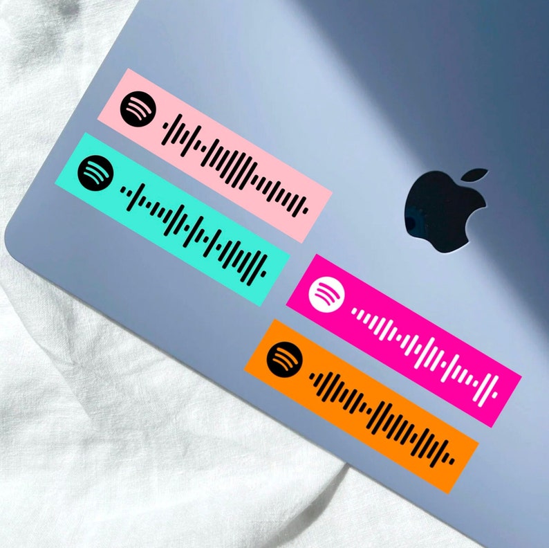 Custom Spotify Song Code Sticker, Laptop Stickers,personalized ...