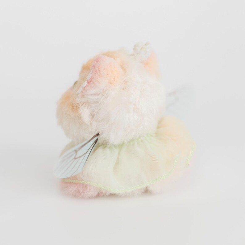 Handmade Pipe Cleaner Cat Plushie – Daisy Angel Fairy Kitty - Etsy