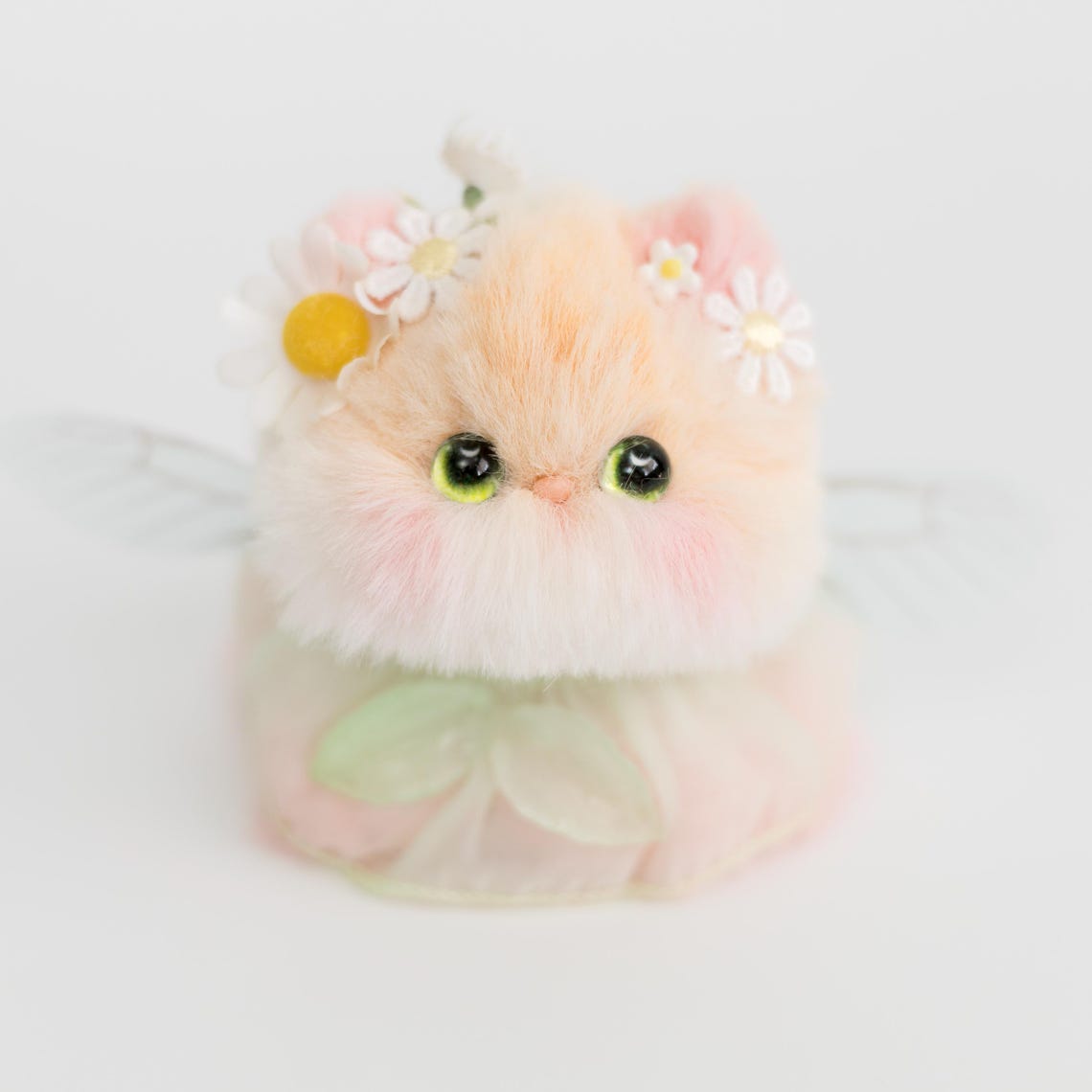 Handmade Pipe Cleaner Cat - Handmade Cat Plush – Fluffy Cat Plushie ...