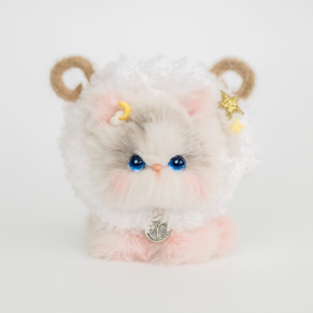 Handmade Pipe Cleaner Cat - Handmade Cat Plush – Fluffy Cat Plushie ...