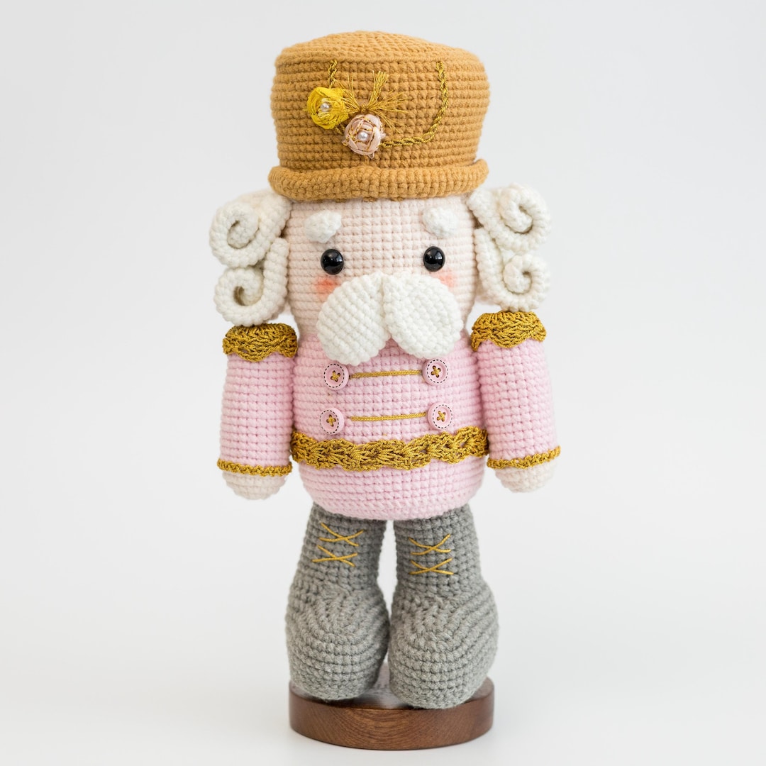 Crochet Nutcracker Doll, Handmade Nutcracker Doll, Nutcracker Doll ...