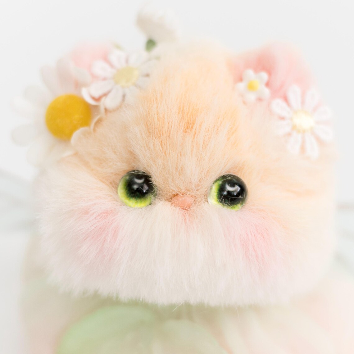 Handmade Pipe Cleaner Cat Plushie – Daisy Angel Fairy Kitty - Etsy